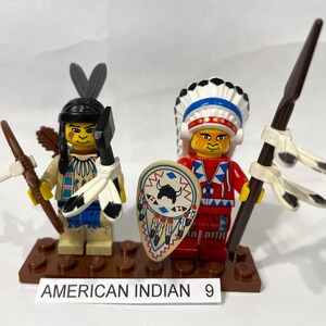 LEGO American Indian Mini-figures - Etsy