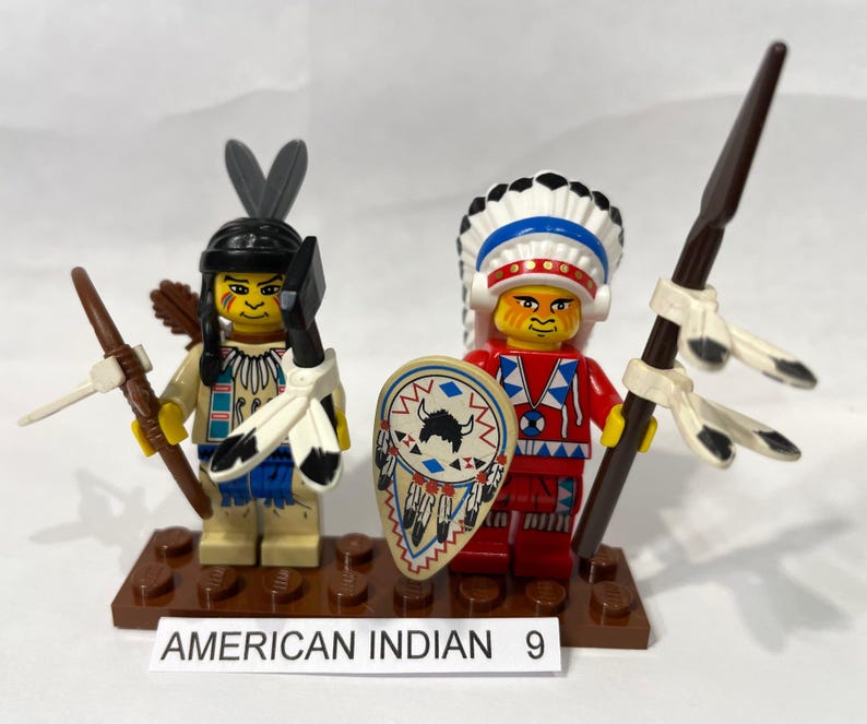 LEGO American Indian Mini-figures - Etsy