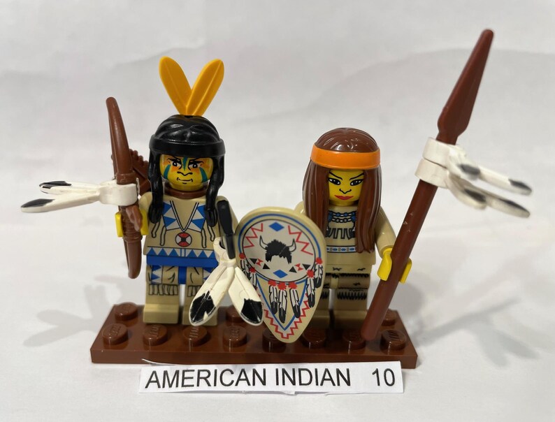 LEGO American Indian Mini-figures - Etsy