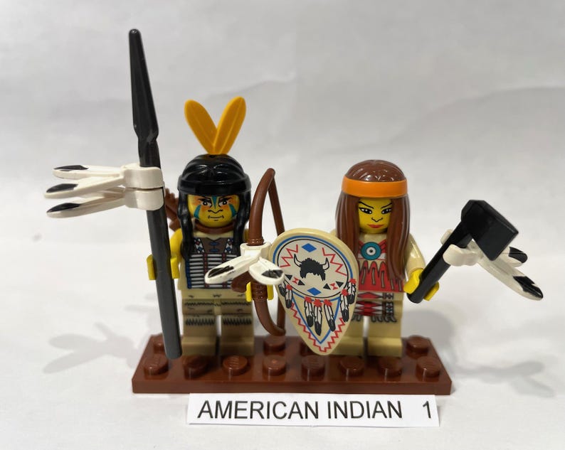 LEGO American Indian Mini-figures - Etsy