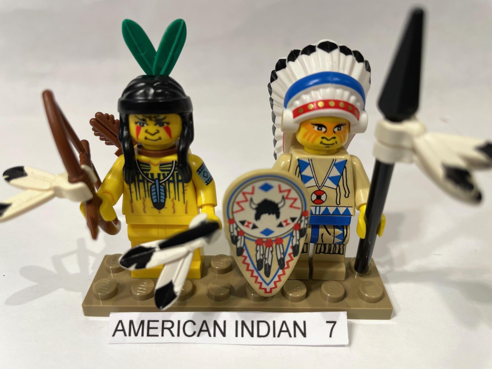 LEGO American Indian Mini-figures - Etsy