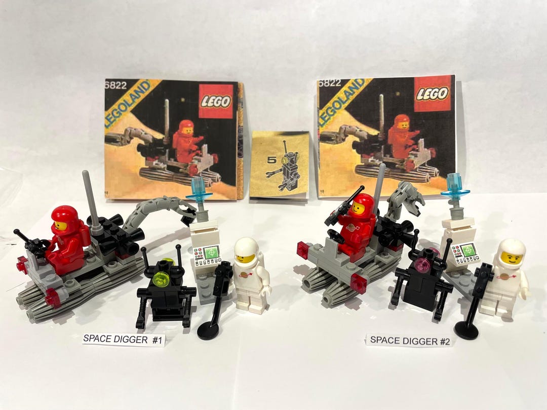LEGO 6822 Space Digger - Space Classic, 2 Options - Etsy