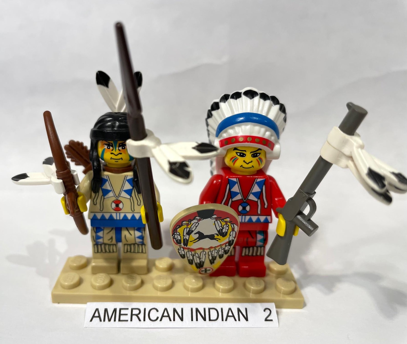 LEGO American Indian Mini-figures - Etsy