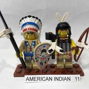 LEGO American Indian Mini-figures - Etsy