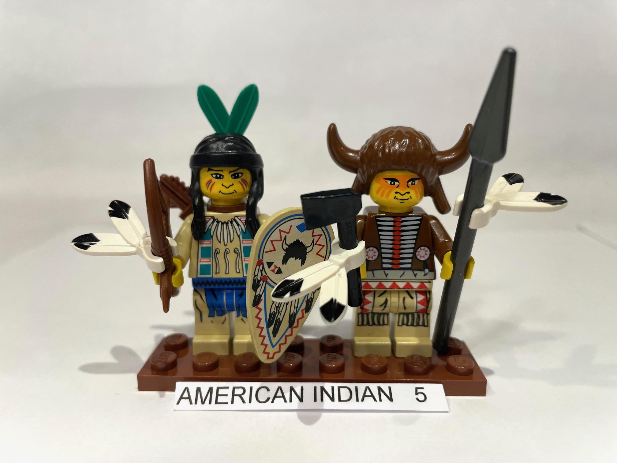 LEGO American Indian Mini-figures Updated (rev. 12/13/25) - Etsy