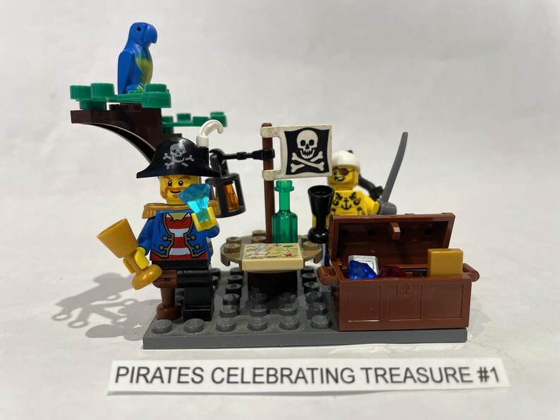 LEGO Pirates Treasure Celebration Custom Kit - Etsy