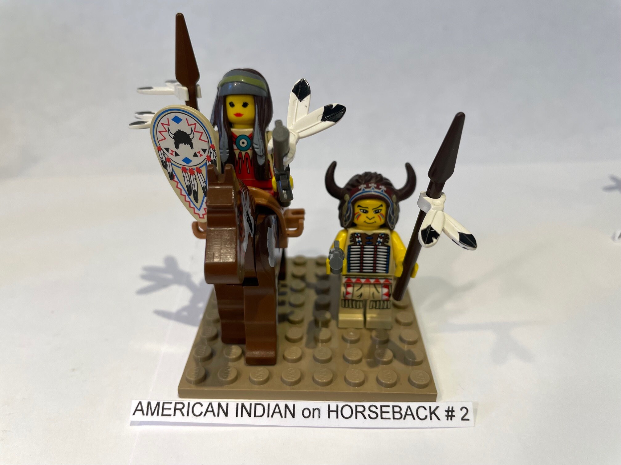 LEGO American Indian on Horseback - Etsy