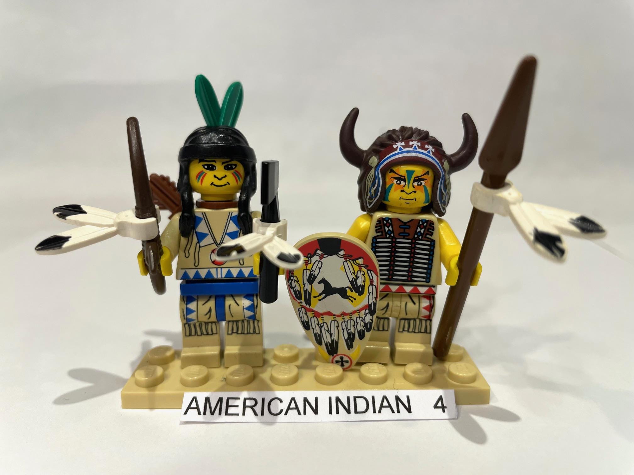 LEGO American Indian Mini-figures Updated (rev. 12/13/25) - Etsy