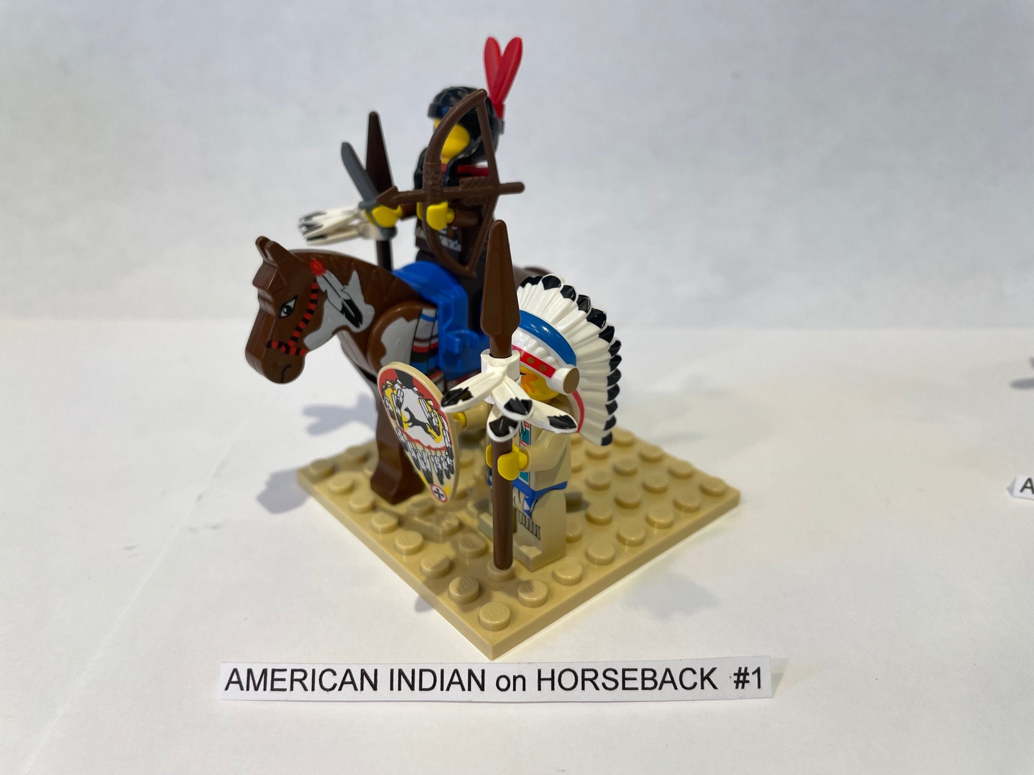LEGO American Indian on Horseback - Etsy