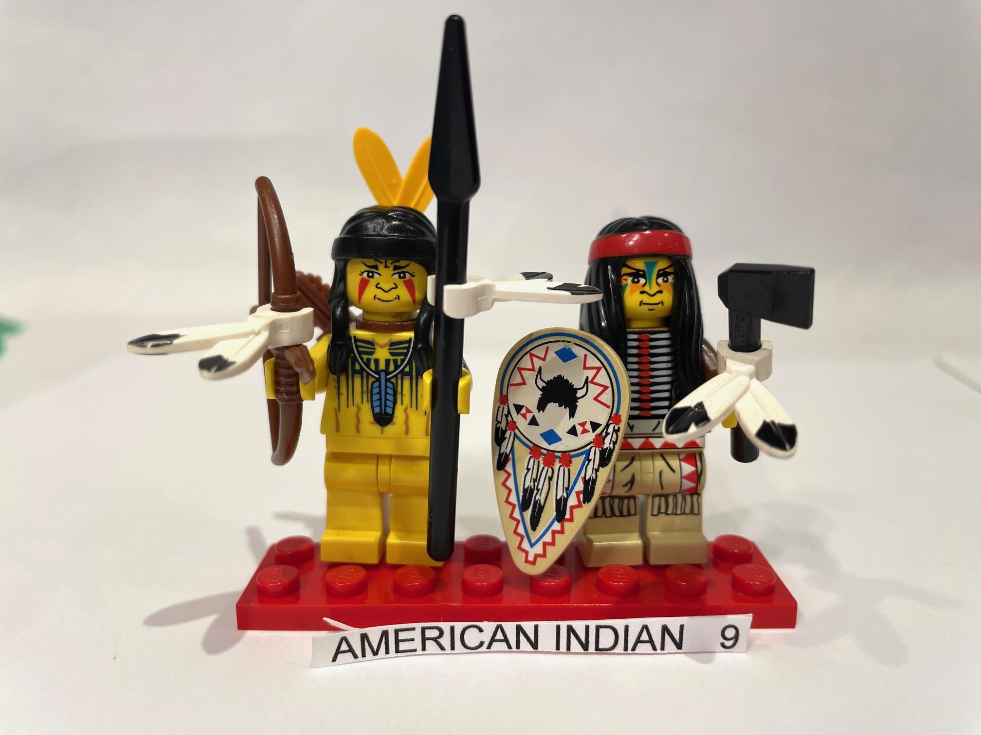 LEGO American Indian Mini-figures Updated (rev. 12/13/25) - Etsy
