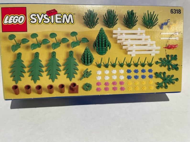 LEGO 6318 Trees Flowers and Fences - Etsy