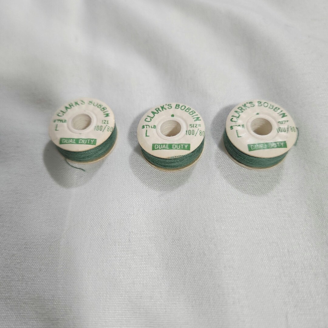 Vintage Bobbins of Thread 3 Clean New Old Stock Clark's for All Sewing ...