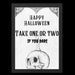 Take One Candy Sign, Halloween Candy Sign, Trick or Treat Sign, Please ...