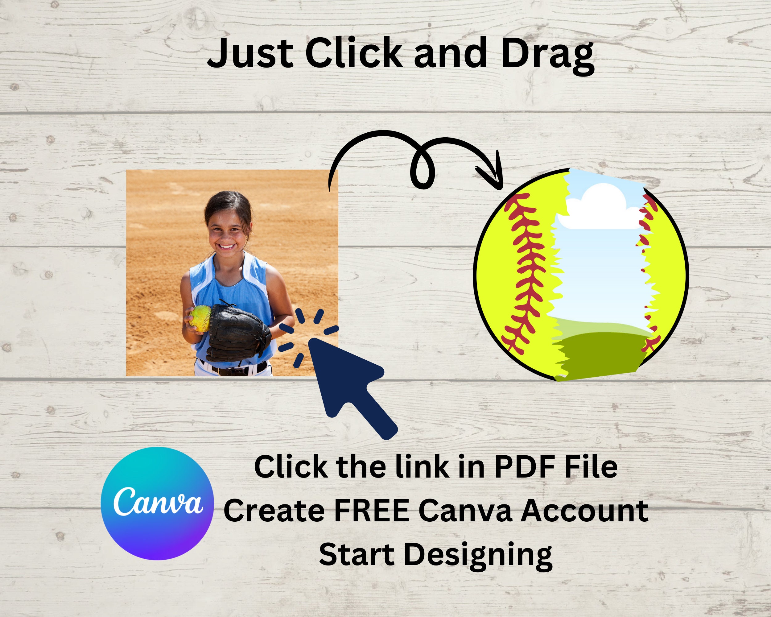 Ballpark Mom PNG: Baseball Canva Frame (digital Download) - Etsy