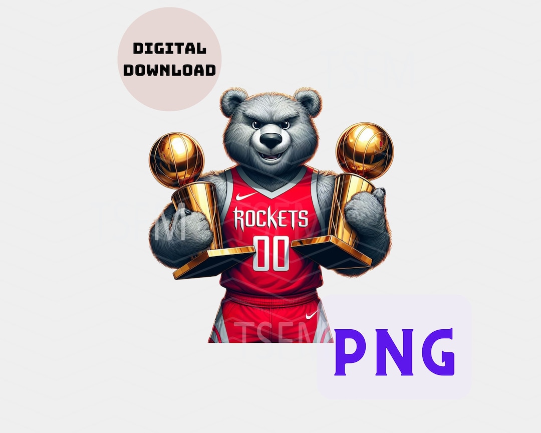 Houston Rocket Clutch PNG, Houston Basketball Trophies Png, Rocket Png ...