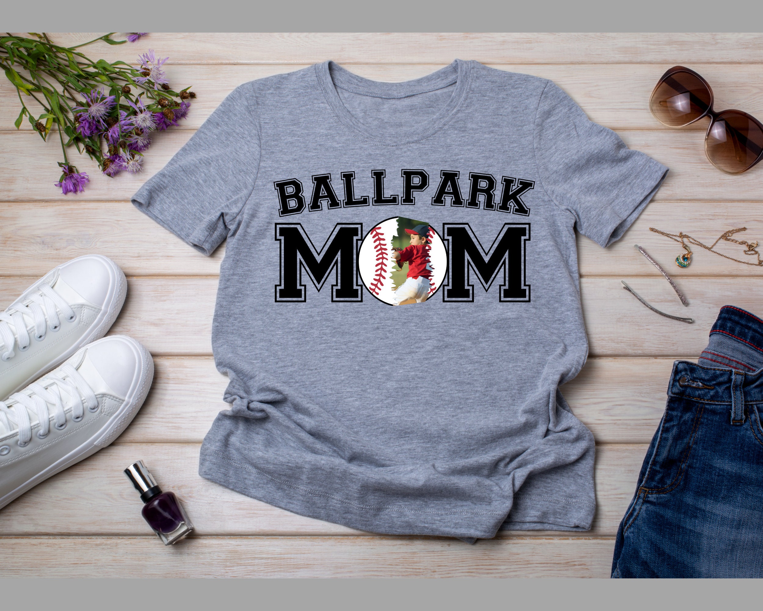 Ballpark Mom PNG: Baseball Canva Frame (digital Download) - Etsy
