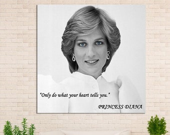 Princess Diana Art Framed - Etsy