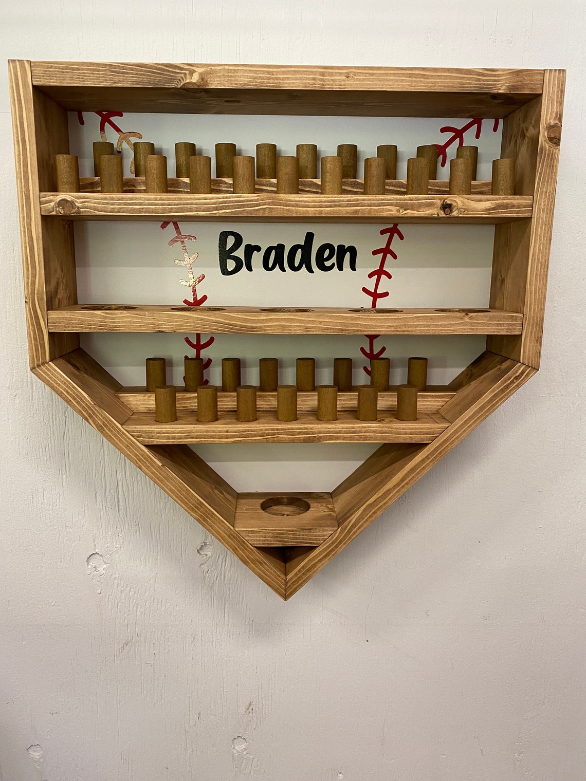 Baseball Ring and Ball Display Baseball Ring Display - Etsy