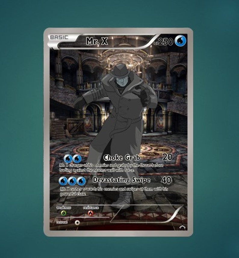 Resident Evil Cards Custom Cards Custom Pokemon Card - Etsy