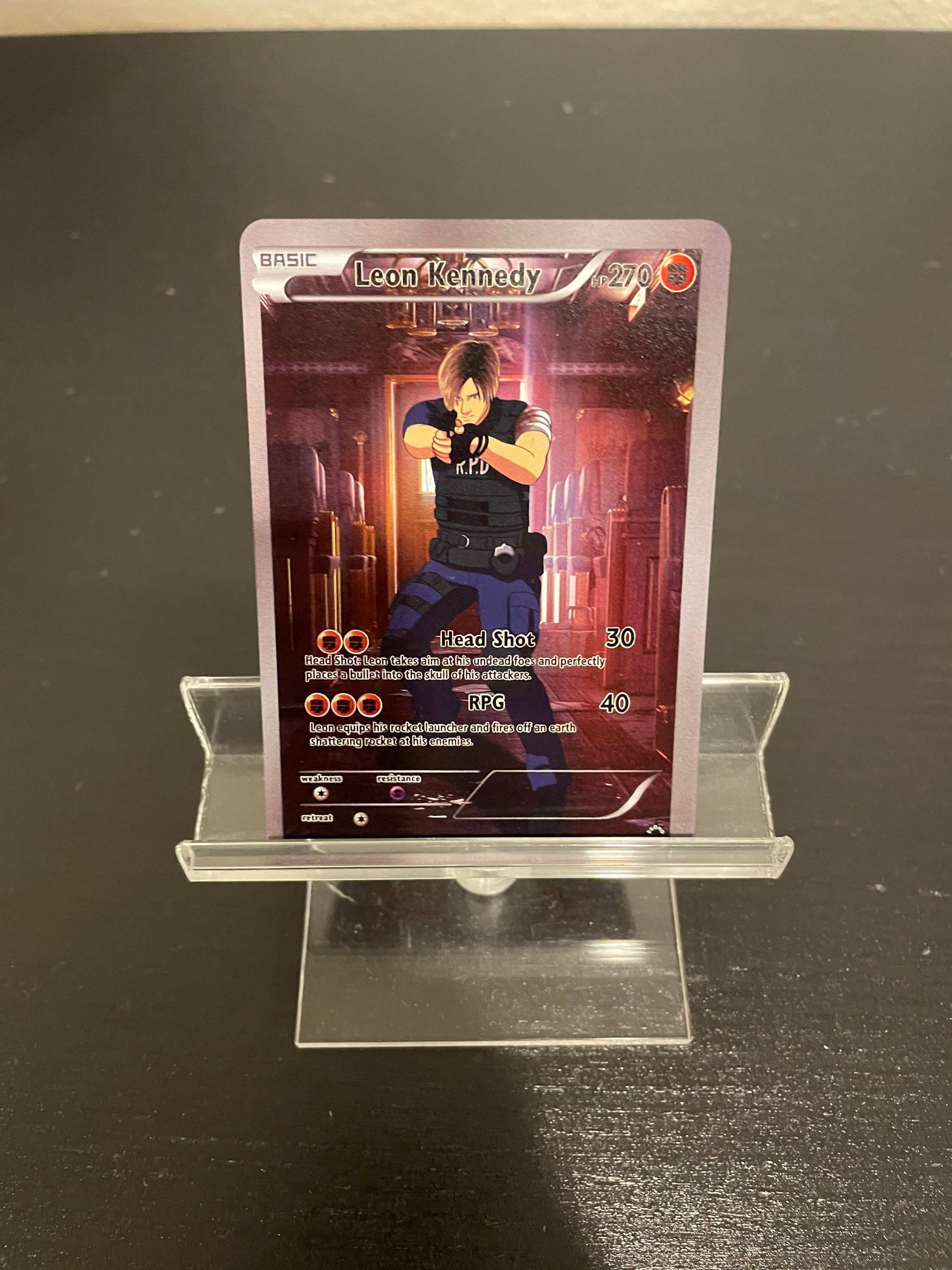 Resident Evil Leon Kennedy GX Custom Made Trading Card - Etsy