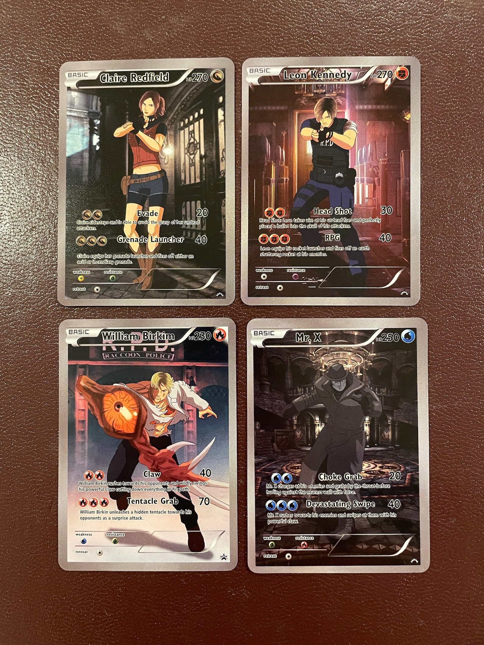 Resident Evil Cards, Custom Cards, Custom Pokemon Card, Pokemon Gift ...