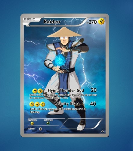 Mortal Kombat Cards, Sub Zero & Scorpion, Custom Pokemon Card, Pokemon ...