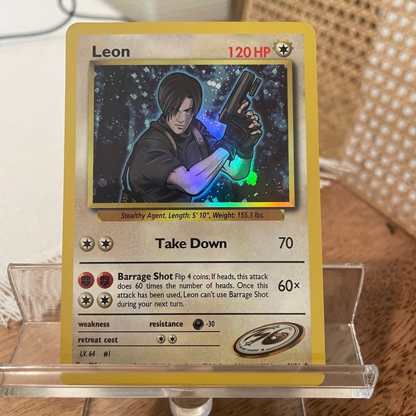 Resident Evil 4 Leon Kennedy - Etsy