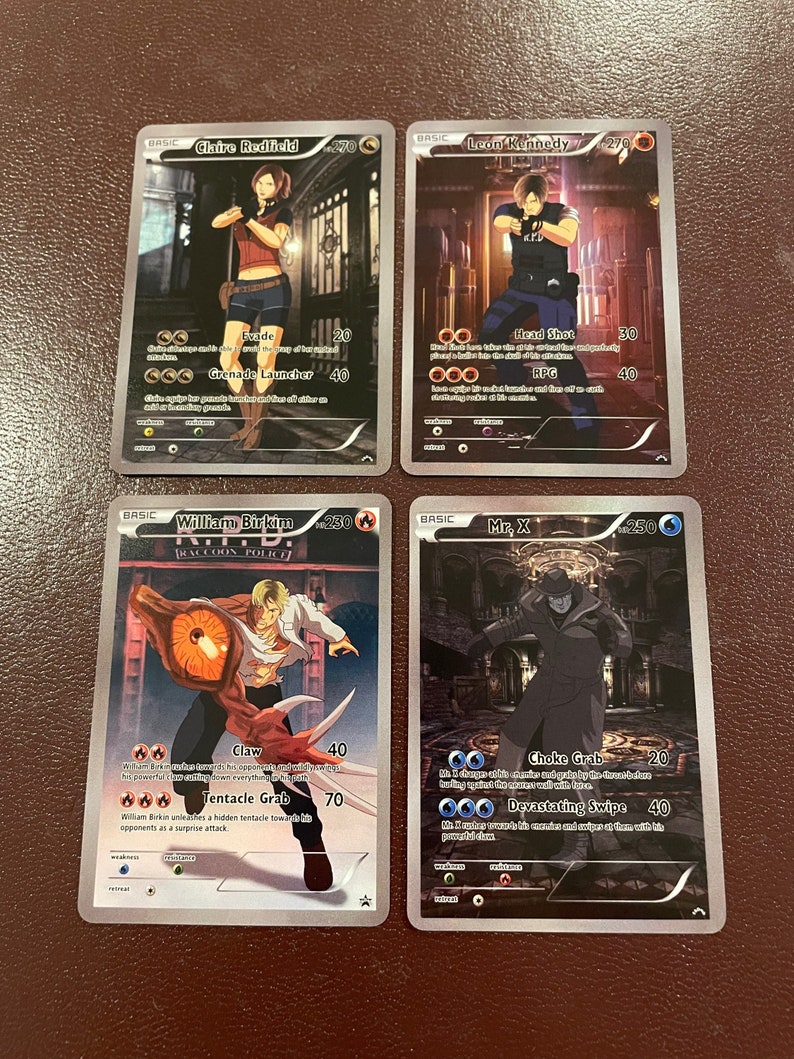 Resident Evil Cards, Custom Cards, Custom Pokemon Card, Pokemon Gift ...