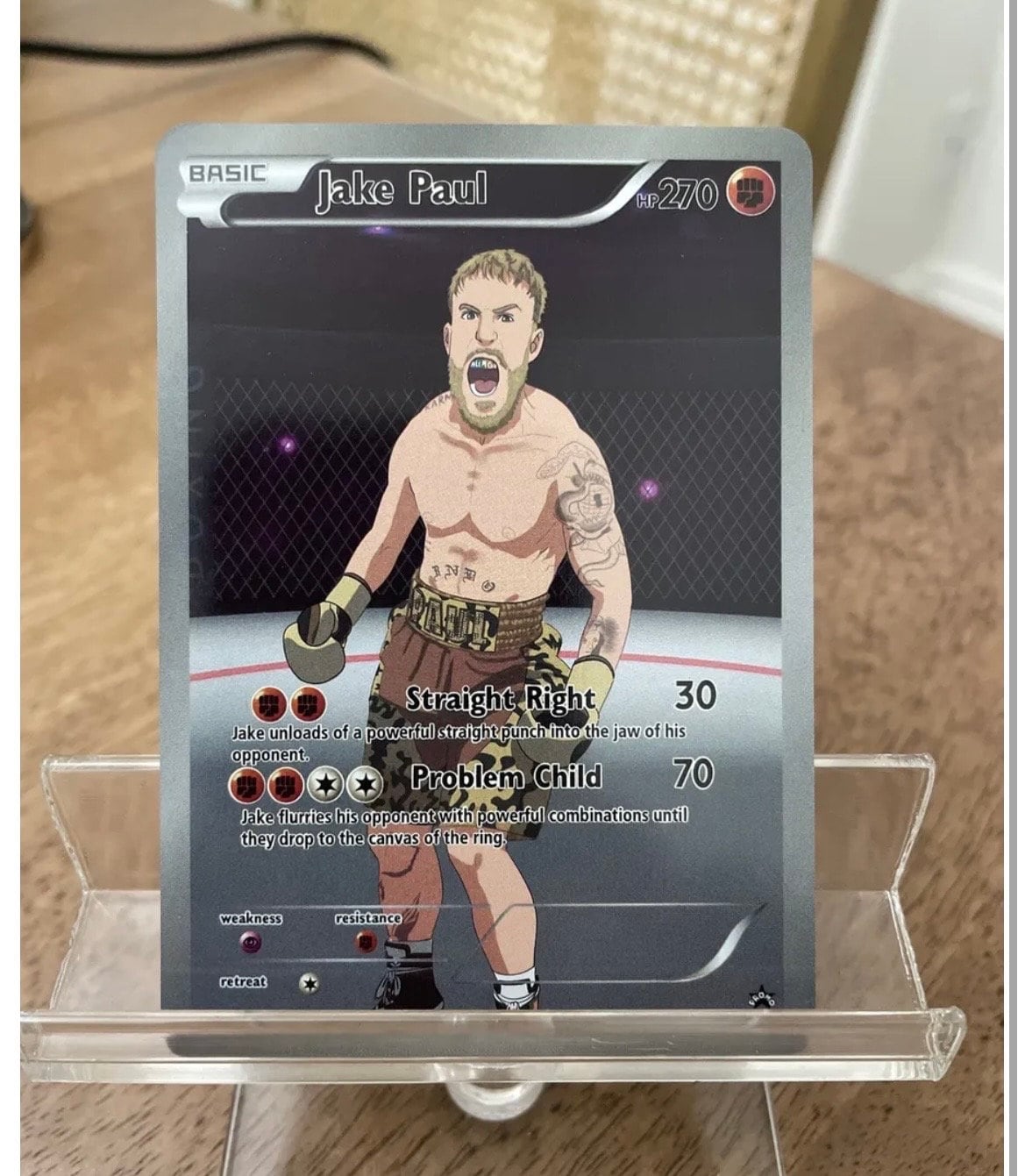 Jake Paul Pokemon Style GX Card Boxing - Etsy