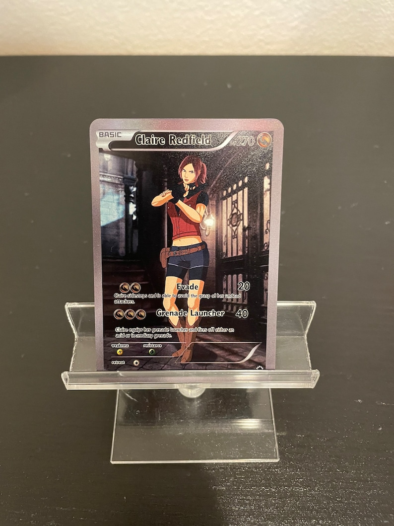 Resident Evil Claire Redfield GX Custom Made Card - Etsy