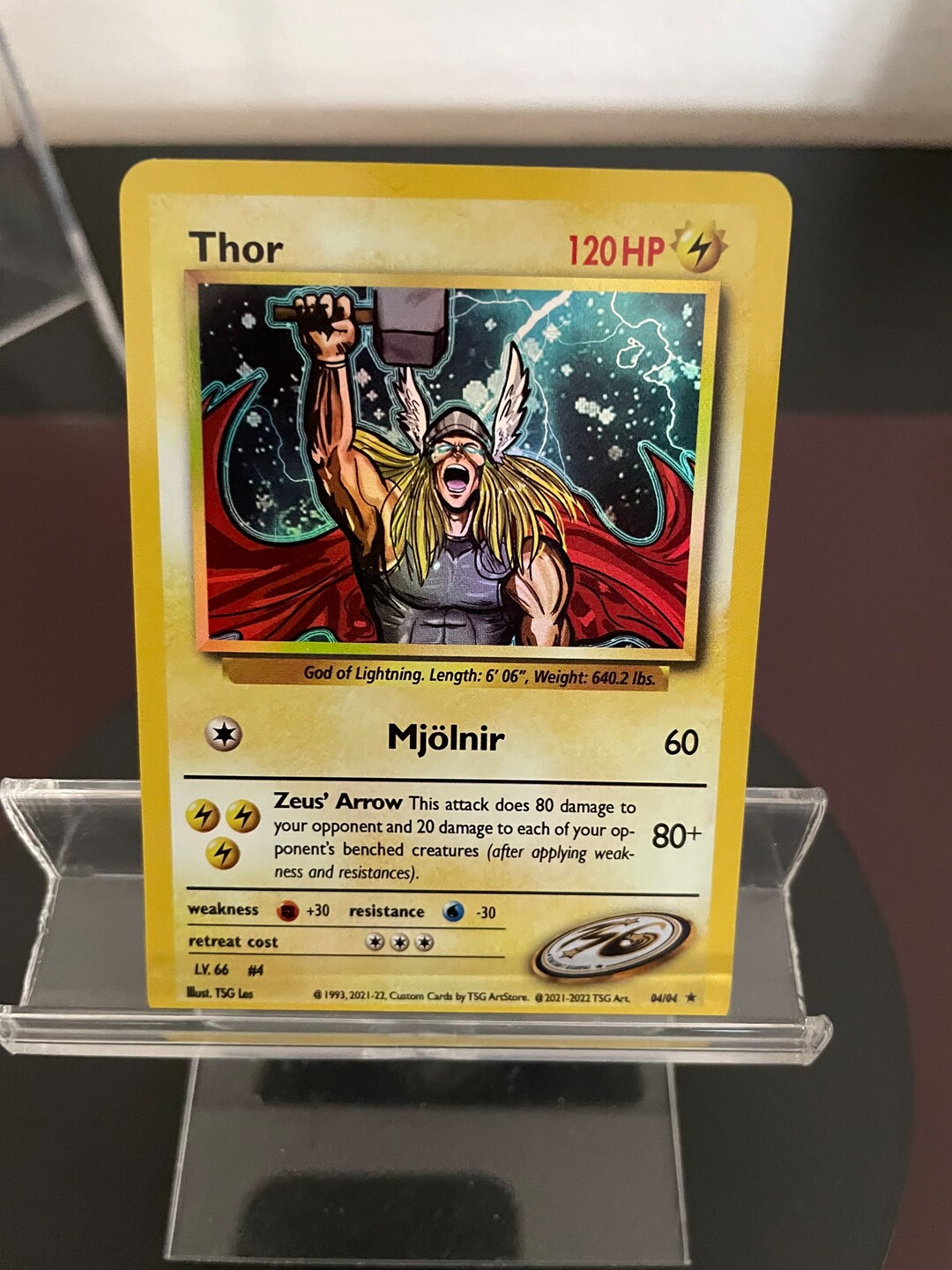 Marvel Avengers Card Thor Card Custom Pokemon Card Pokemon - Etsy