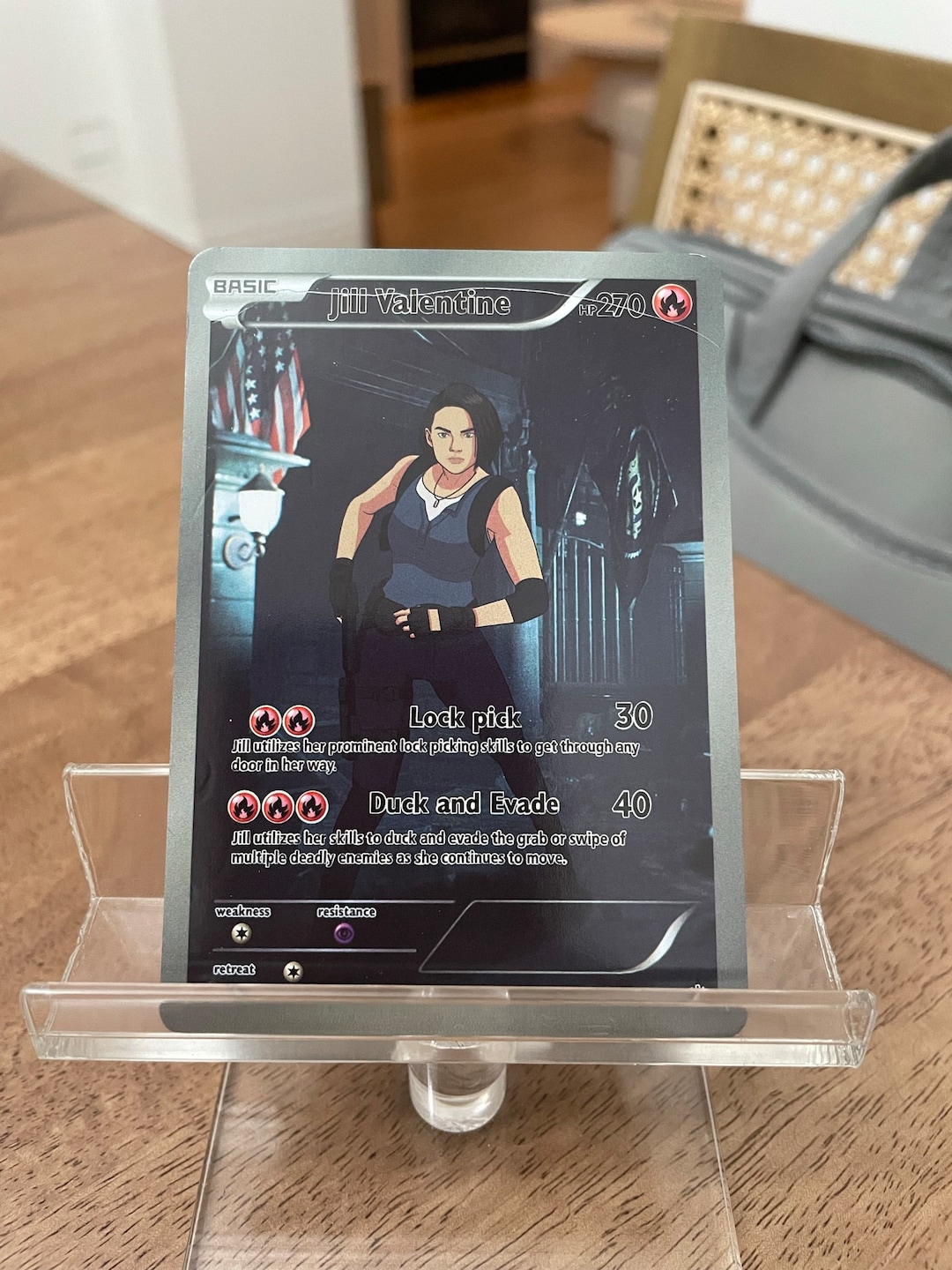 Jill Valentine Resident Evil Card Nemesis - Etsy