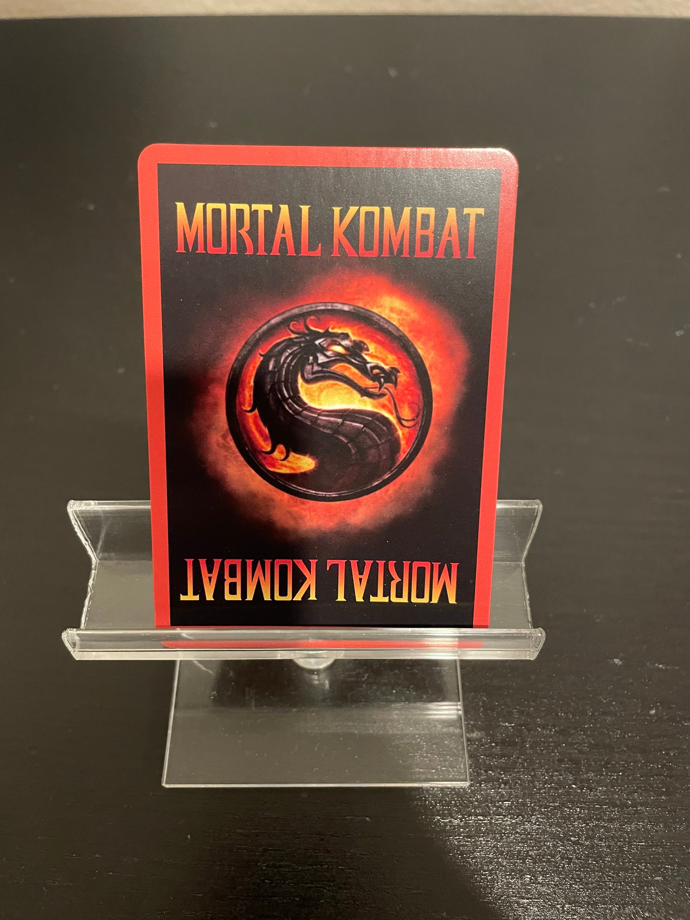 Mortal Kombat Scorpion Card MK Gifts Trading Card - Etsy