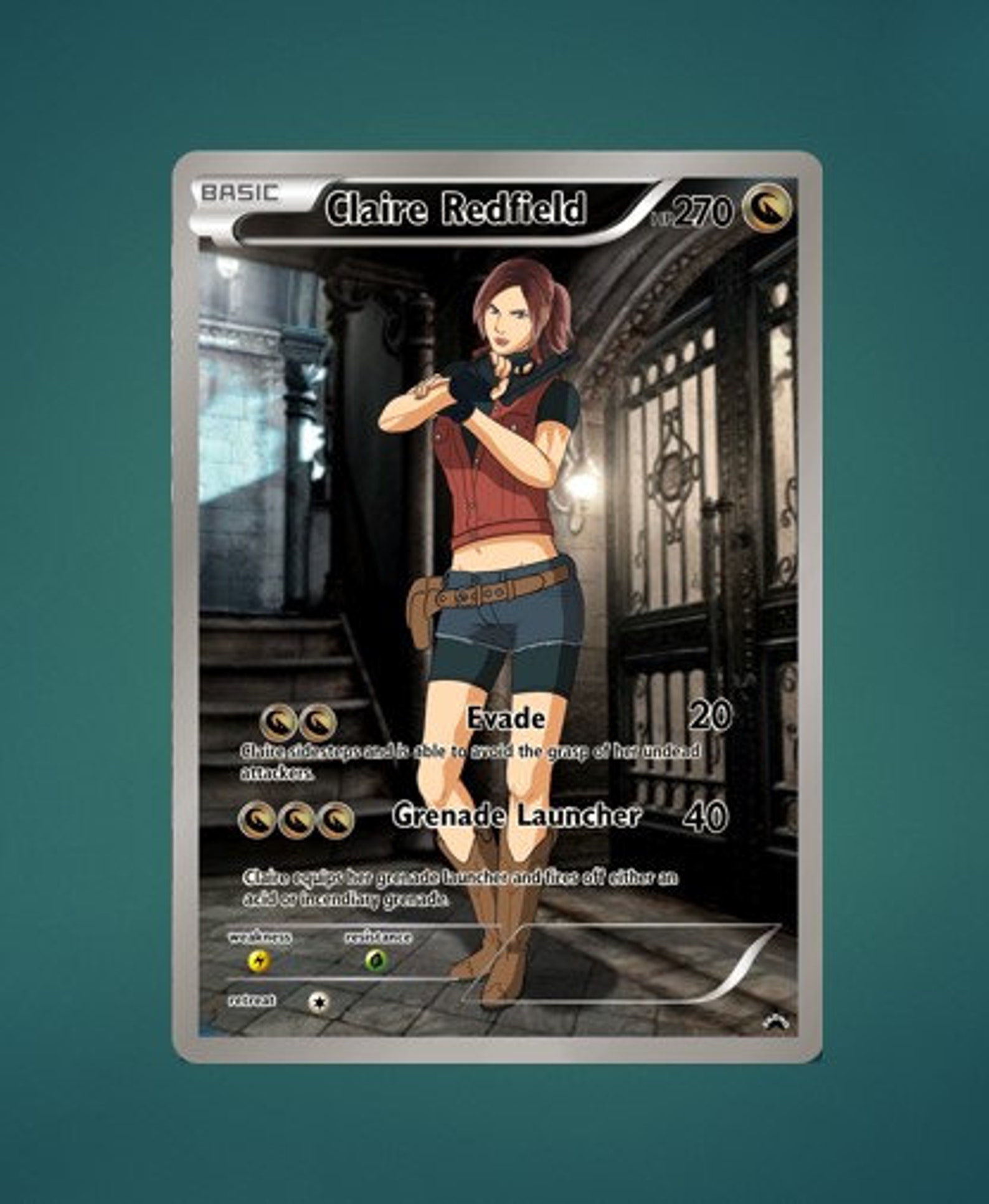 Resident Evil Cards, Custom Cards, Custom Pokemon Card, Pokemon Gift ...