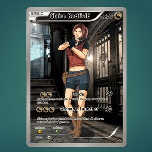 Resident Evil Cards, Custom Cards, Custom Pokemon Card, Pokemon Gift ...