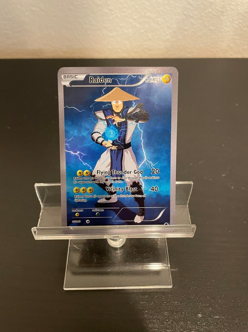 Mortal Kombat Raiden GX Custom Trading Card - Etsy