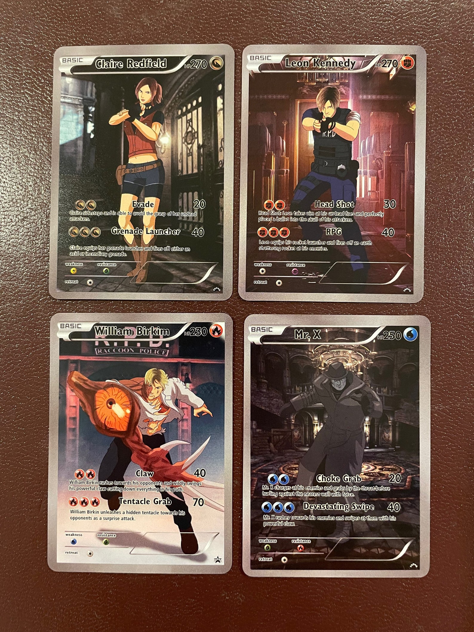 Resident Evil Cards, Custom Cards, Custom Pokemon Card, Pokemon Gift ...