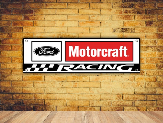 Ford Motorcraft Logo Banner Vinylgarage Signoffice or - Etsy