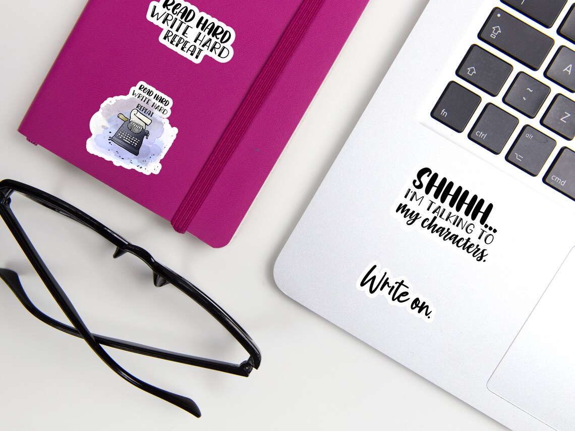 Printable Writing / Writer Stickers PNG Stickers for Print and - Etsy