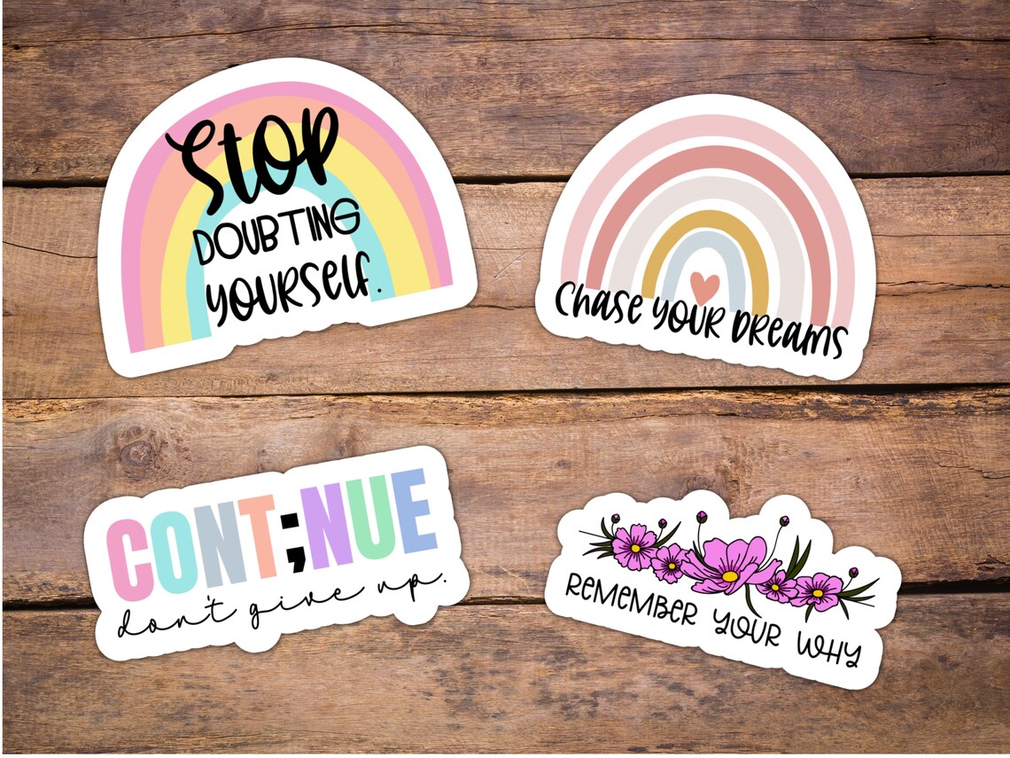 Positivity/mental Health Digital PNG Printable Sticker - Etsy