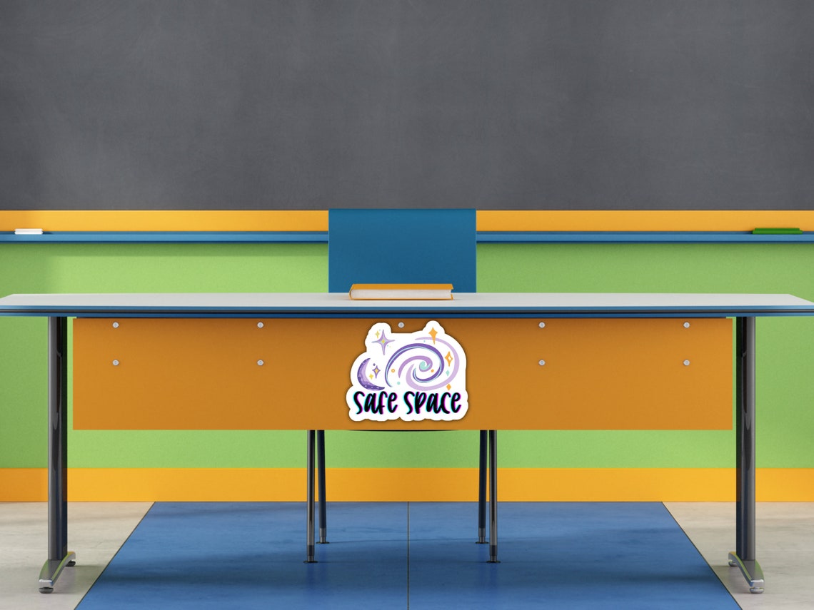 Safe Space Classroom PNG Digital Sticker and Design Bundle for - Etsy