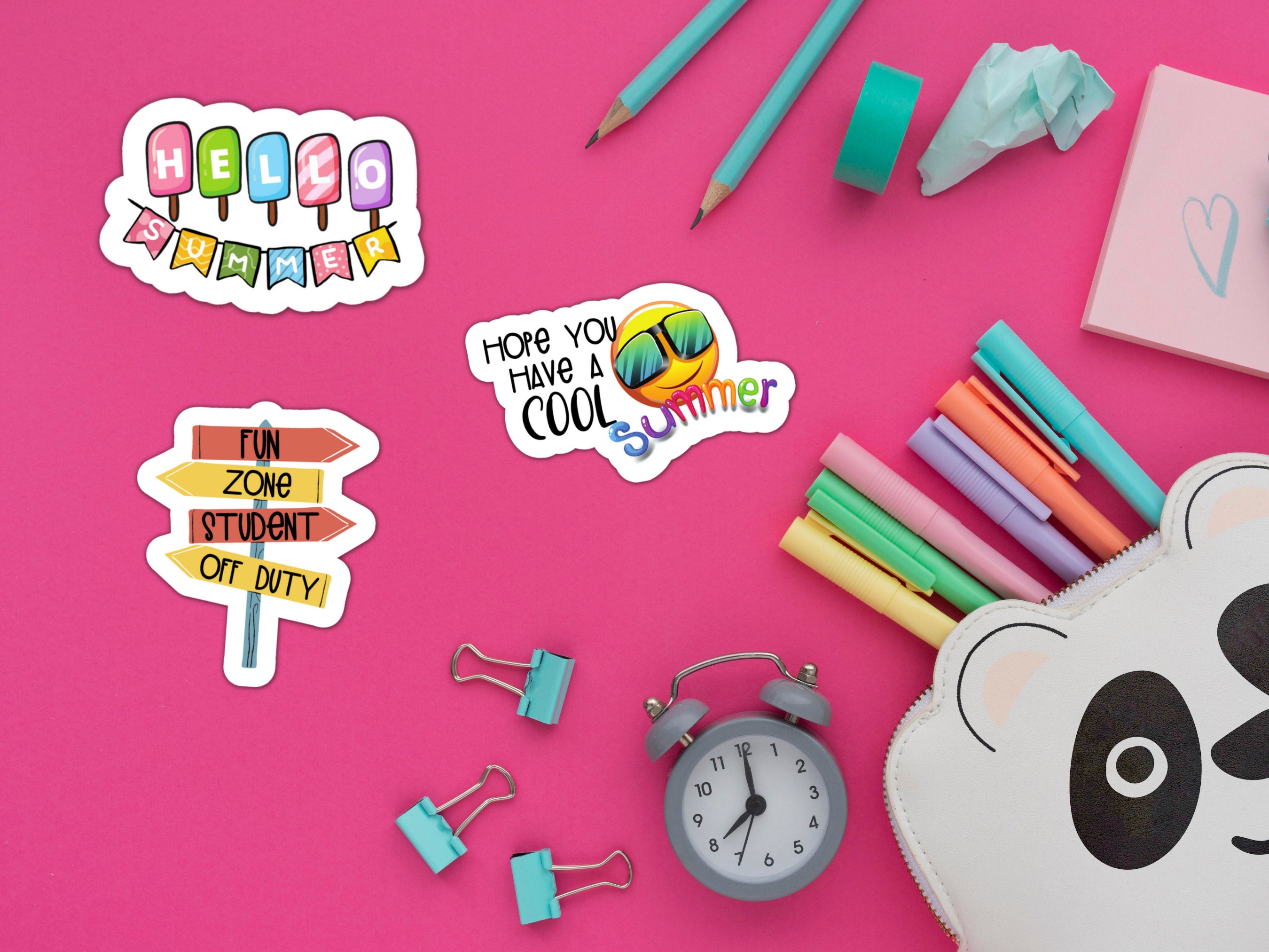 Printable End of Year Digital PNG Sticker Bundle Designs for - Etsy UK
