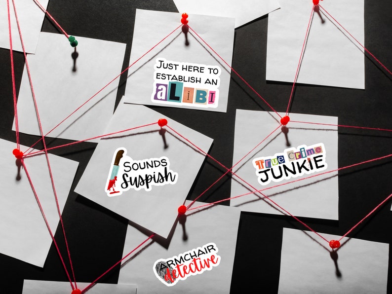 Printable PG True Crime Stickers Digital Download Print and - Etsy