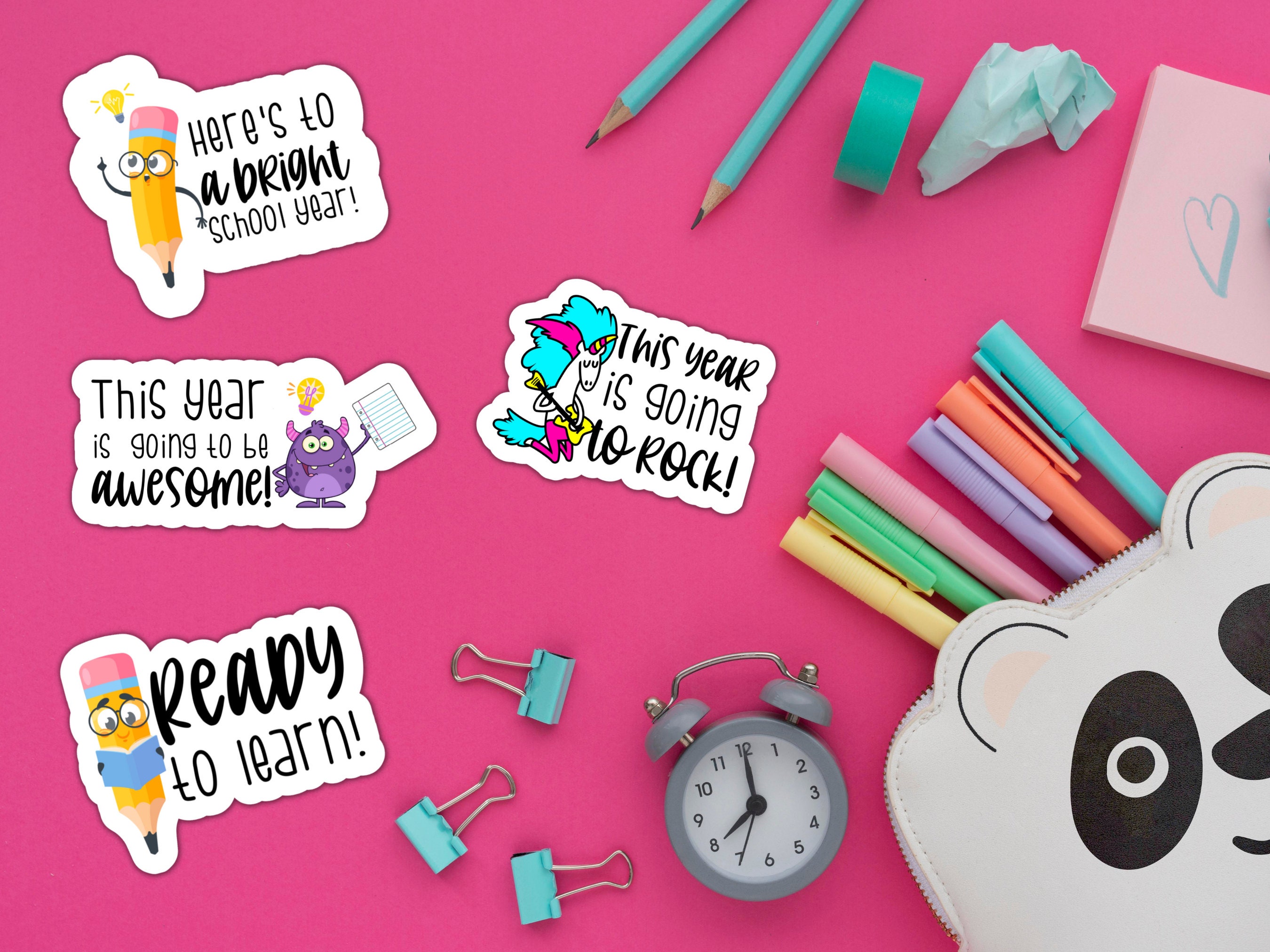 Back to School Printable PNG Stickers and Designs for Teachers - Etsy