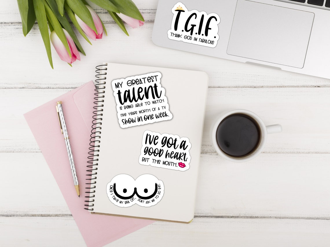 Printable Adult Humor Sarcastic PNG Design Bundle for Stickers - Etsy