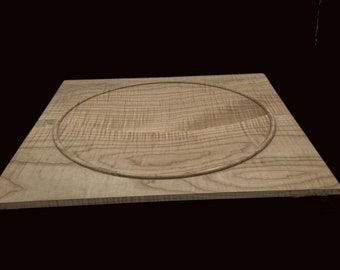 Hand Turned Wooden Platter Maple - Etsy