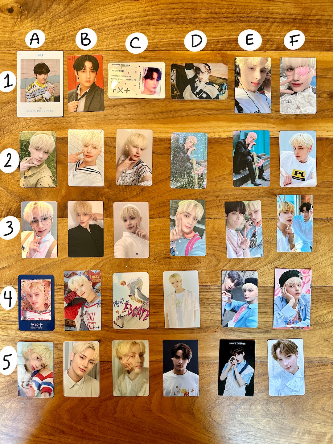 TXT Hueningkai Photocards - Etsy