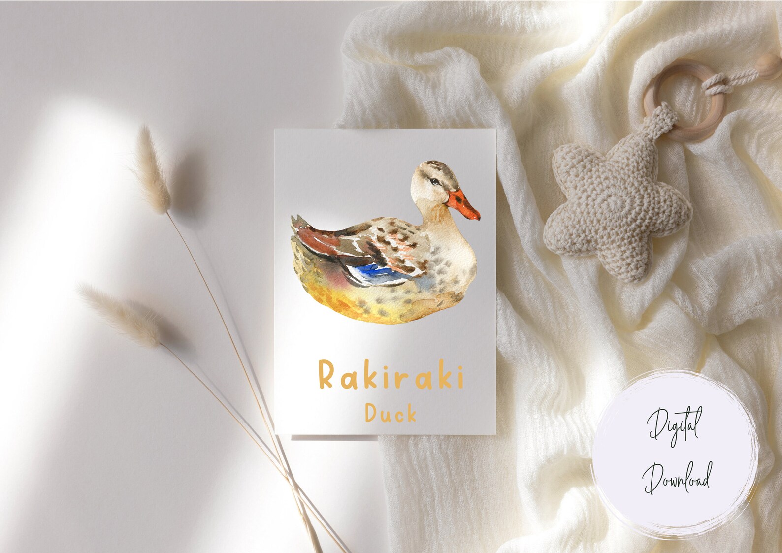 Farm Animals in Maori & English Flashcards Instant Digital | Etsy