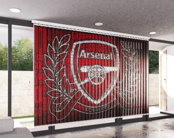 Arsenal Fabric - Etsy UK