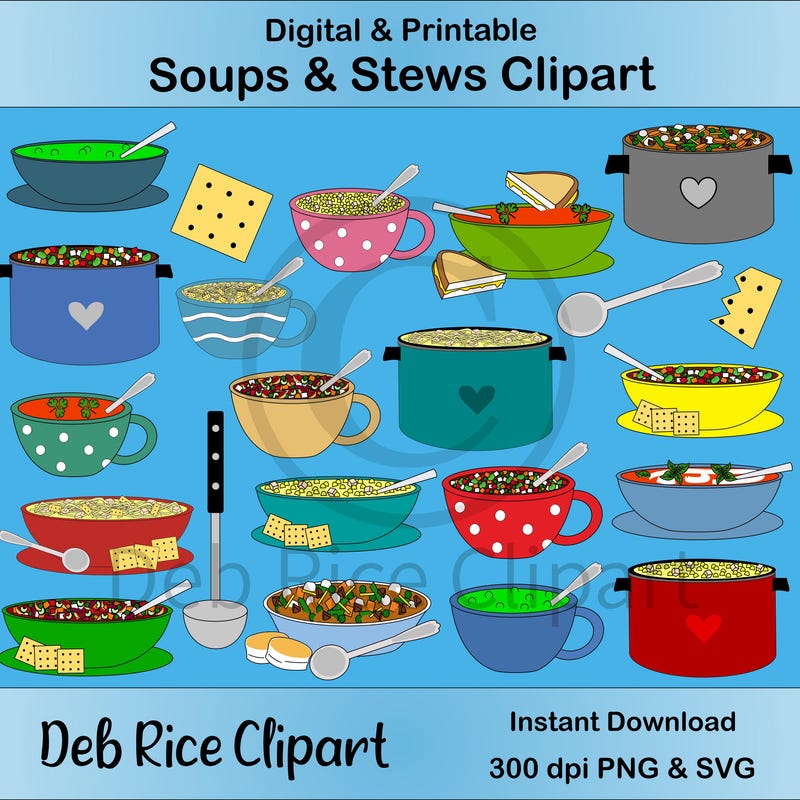 Soup Svg - Etsy